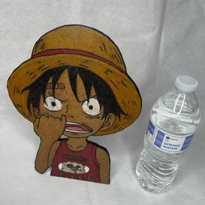 AM Arts | Art | One Piece Young Luffy Standing Wood Cutout Handcrafted ...